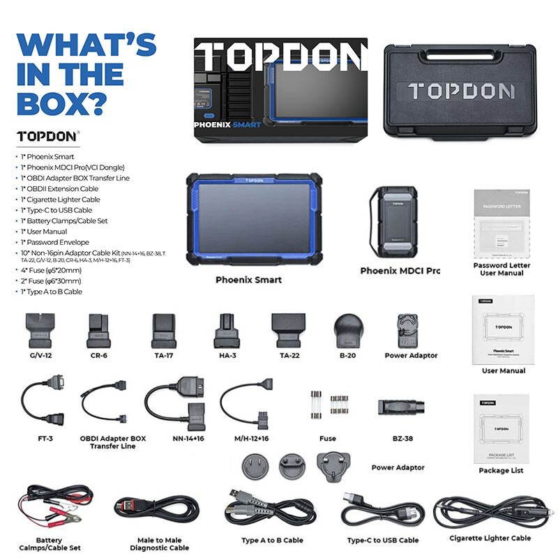 2025 TOPDON Phoenix Smart & Scope Ultra Vehicle Diagnostic Scan Programming Tool | eBay