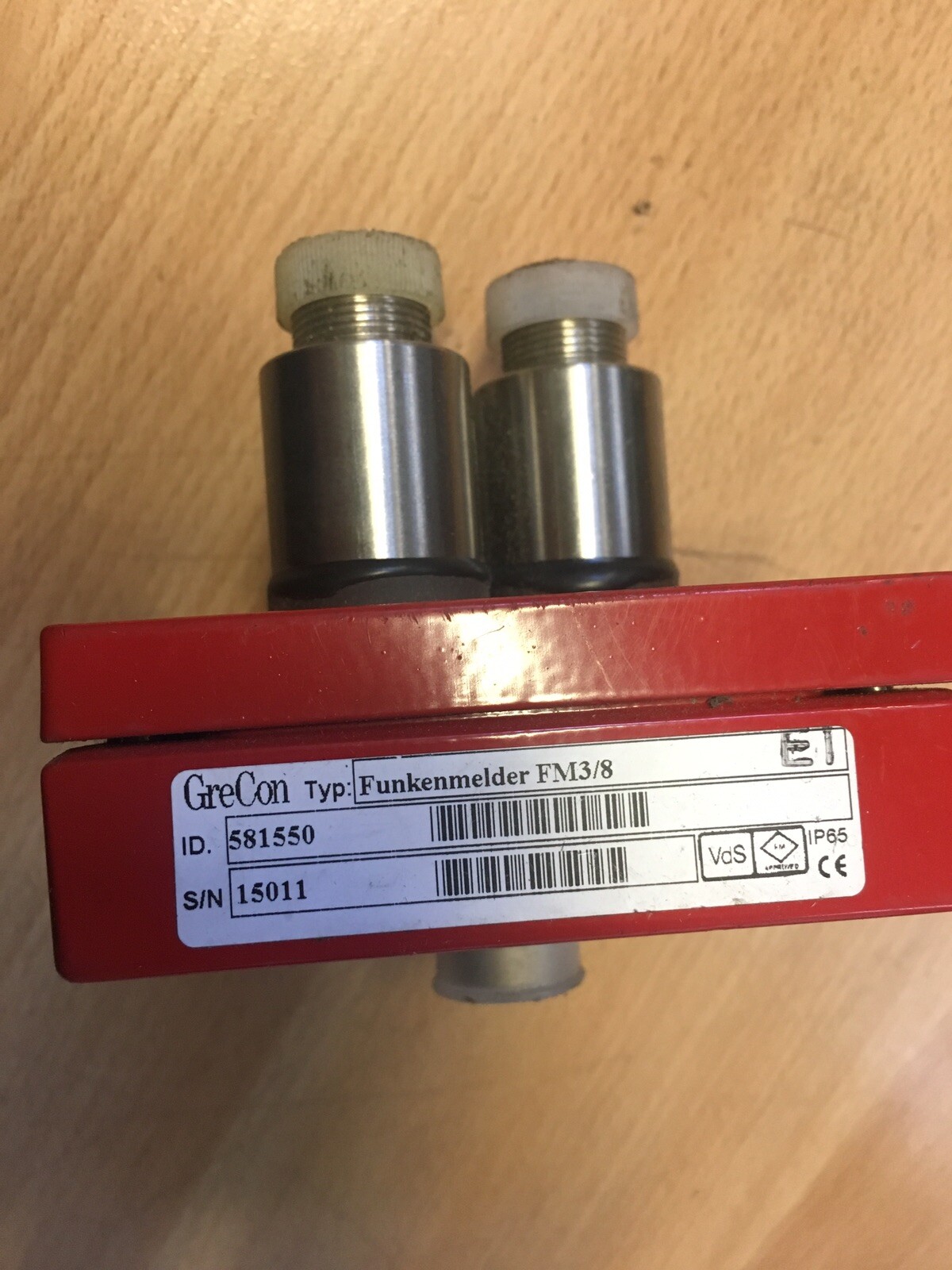 GreCon Funkenmelder FM 3/8 Sensore Rivelamento Scintilla | eBay