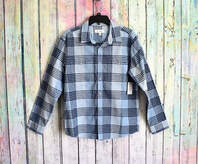 Kids Boys Free Assembly Boys Long Sleeve Flannel Shirt XXL (18 ...