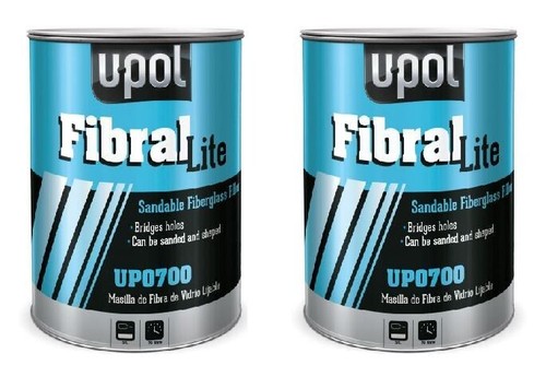 U-POL UP0700 Fibral Lite Sandable Fiberglass Filler 3 Liter UPOL (2 Gal ...