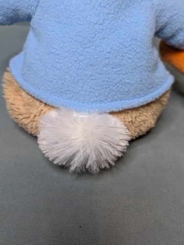 PETER RABBIT Plush, Blue Jacket, Carrot, Cottontail, EASTER Bunny ...