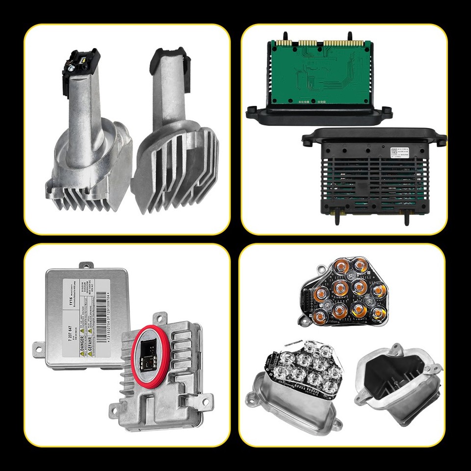 L&R Xenon Ballast LED Bulb Module Diode Kit LH For BMW 5 Series 7318327 ...