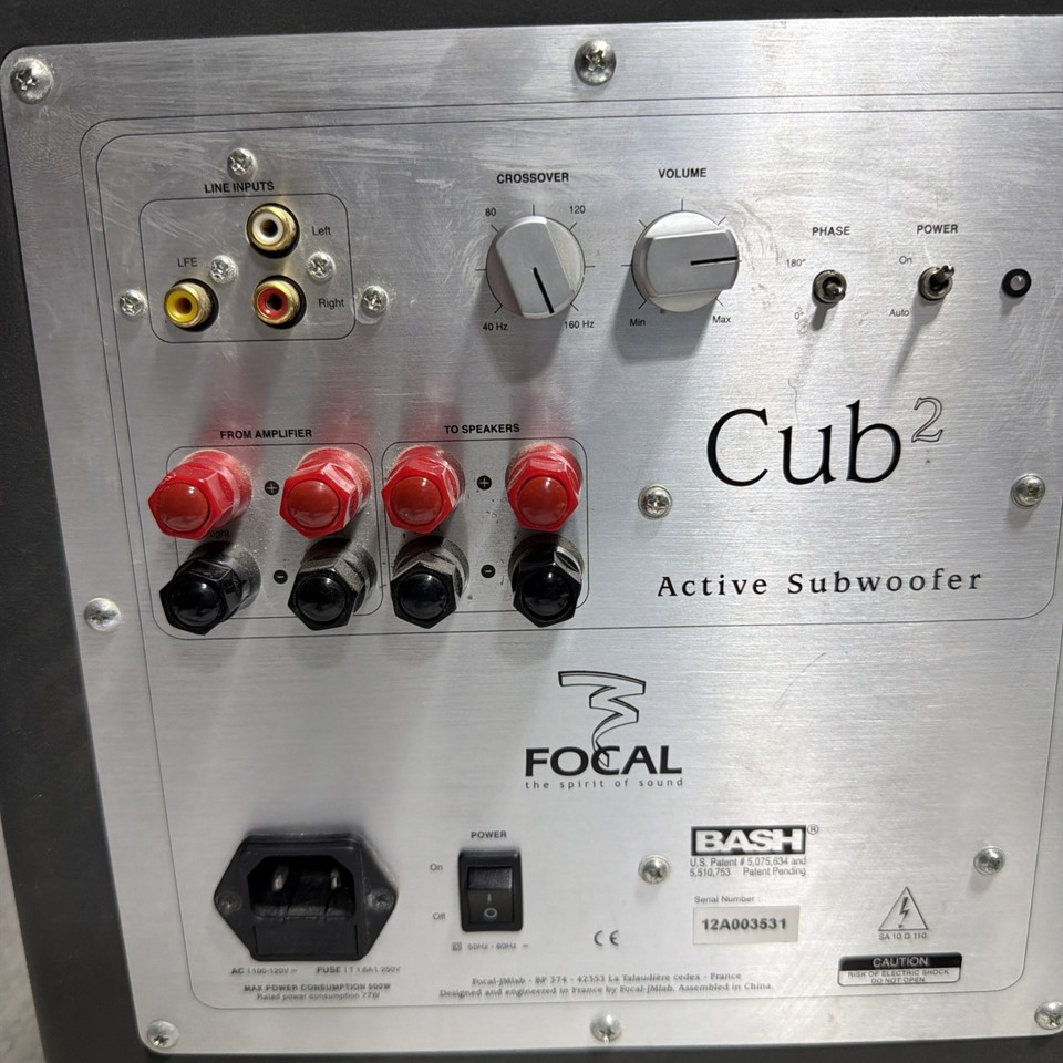 Focal Cub 2 Powered Active Subwoofer 8" Black Tested | eBay