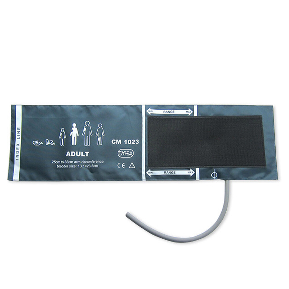 Adult Single-Tube Cuff Blood Pressure Monitor Cuff Arm Cir Size 25-35cm ...