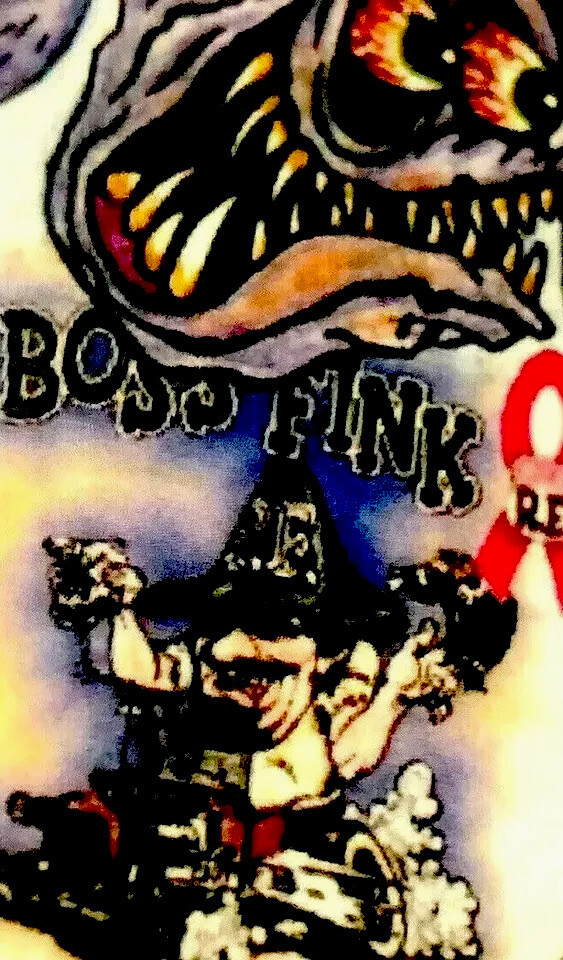 RAT FINK STICKER “BOSS FINK” 2 1/2 X 3 3/4“ UV GLOSSY!!! | eBay