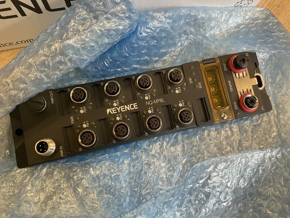 Keyence NQ-MP8L Multiprotocol-Compatible IO-Link Master Module F/S NEW ...
