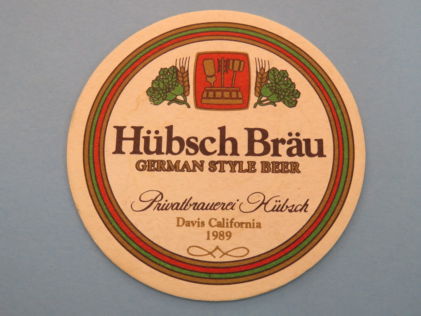 Beer Coaster: SUDWERK Privatbrauerei HUBSCH Brau German Bier ~ Davis ...