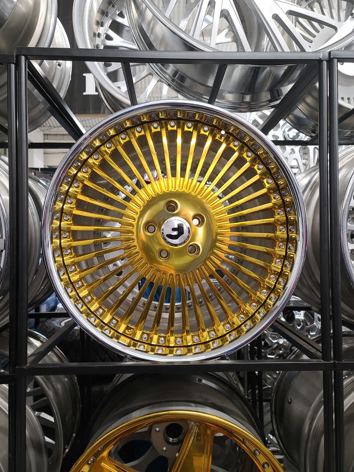 22" FORGIATO TRIMESTRE 24k GOLD PCD: 5X127 CB: 78.1 ET: +0 OLD SCHOOL ...