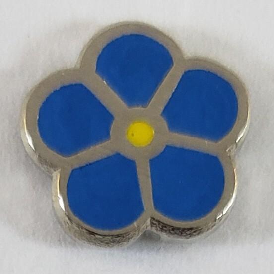 Masonic Tiny Small Forget Me Not Flower Lapel Pin Mason (SCA-2070 ...