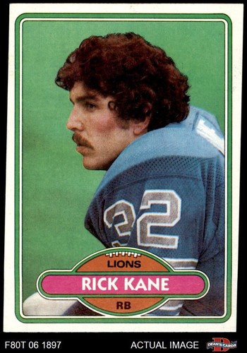 1980 Topps #324 Rick Kane Lions San Jose St 4 - VG/EX | eBay