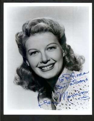 Irene Manning - Signed Vintage Celebrity Autograph Photo - Yankee ...