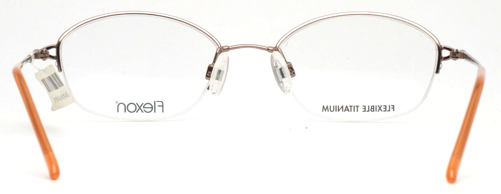 FLEXON 651 Blush Womens Oval Half Rim Eyeglasses 49-18-130 B:33 | eBay