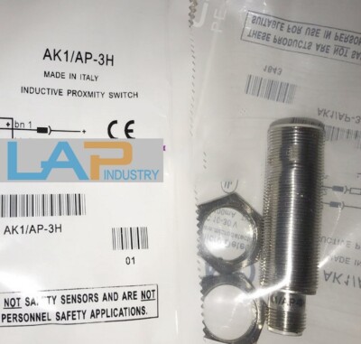 1PCS NEW FOR MICRO DETECTORS AK1-AP-3H Inductive Proximity Sensor AK1 ...