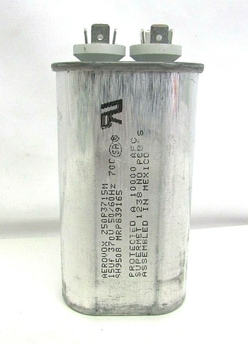 Aerovox AC Motor Run Capacitor New Old Stock 15M 370V 12010 | eBay