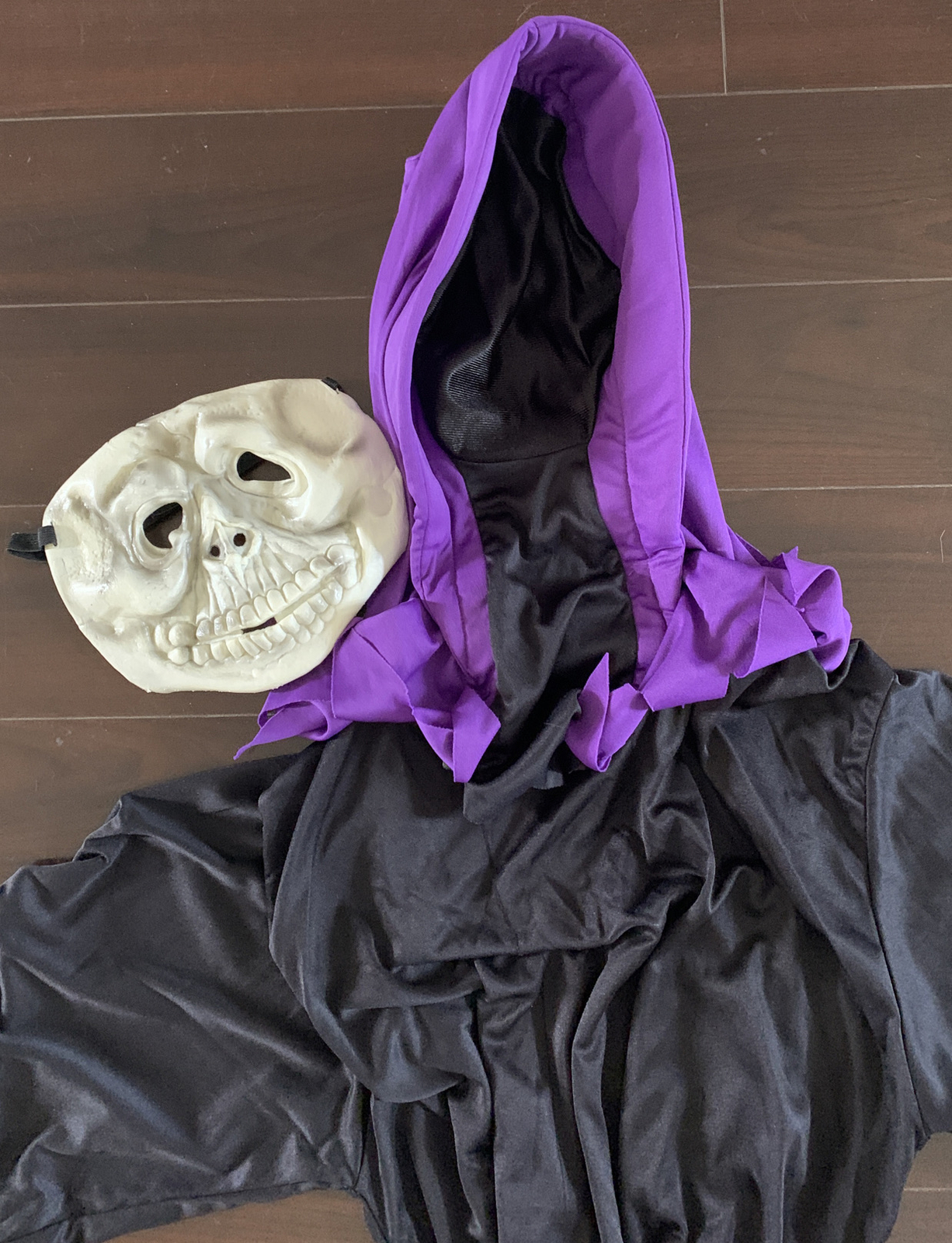 Grim Reaper Witch Hooded Robe Shroud Adult Halloween … - Gem