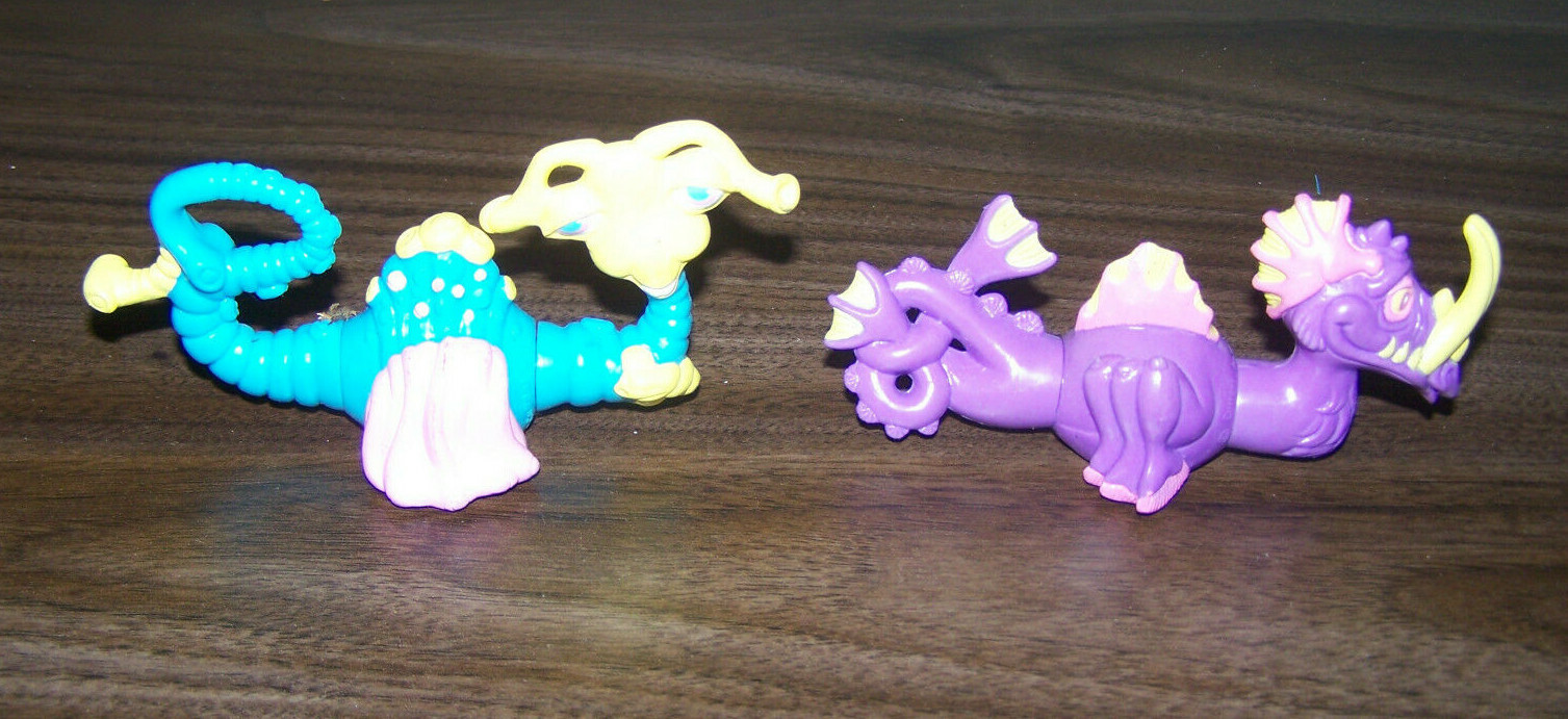 1986 Mix'em Up Monsters McDonalds Happy Meal Toy - 2 Gropple Blue and ...