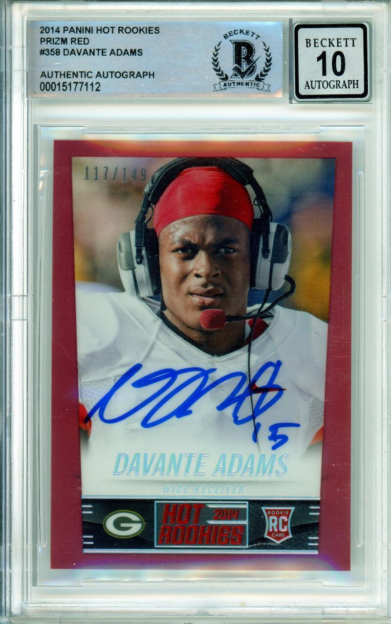 Davante Adams Autographed Memorabilia | Signed Photo, Jersey ...