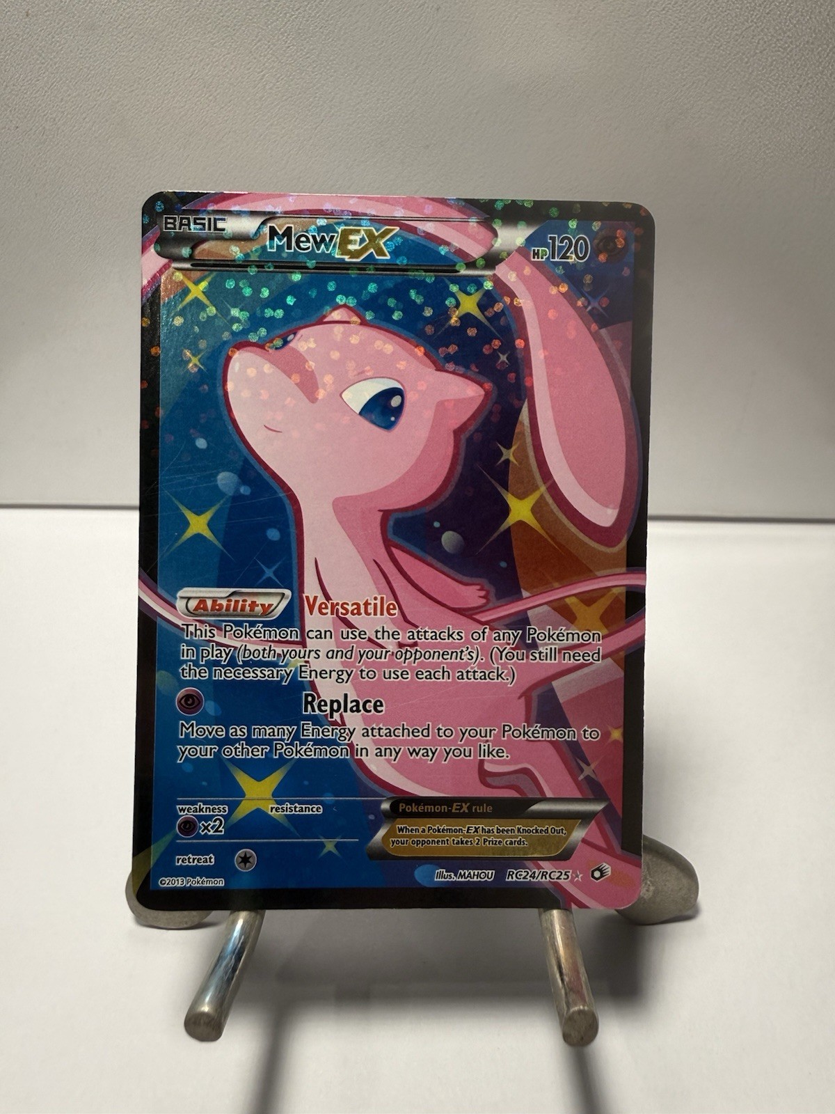 Mew ex 2013 Black & White: Legendary Treasures #RC24/RC25 Radiant ...