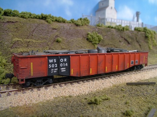 Custom Painted & Weathered Athearn Wisconsin Southern WSOR HO Scale Gon ...