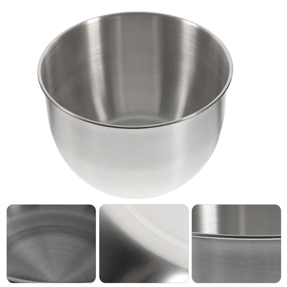 Stainless Steel Round Bowl Prep Bowls Mixing Giant for Food Storage ...