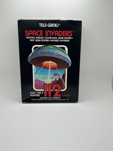 CIB Tele-Games Space Invaders Sears (Atari 2600, 1978) | eBay