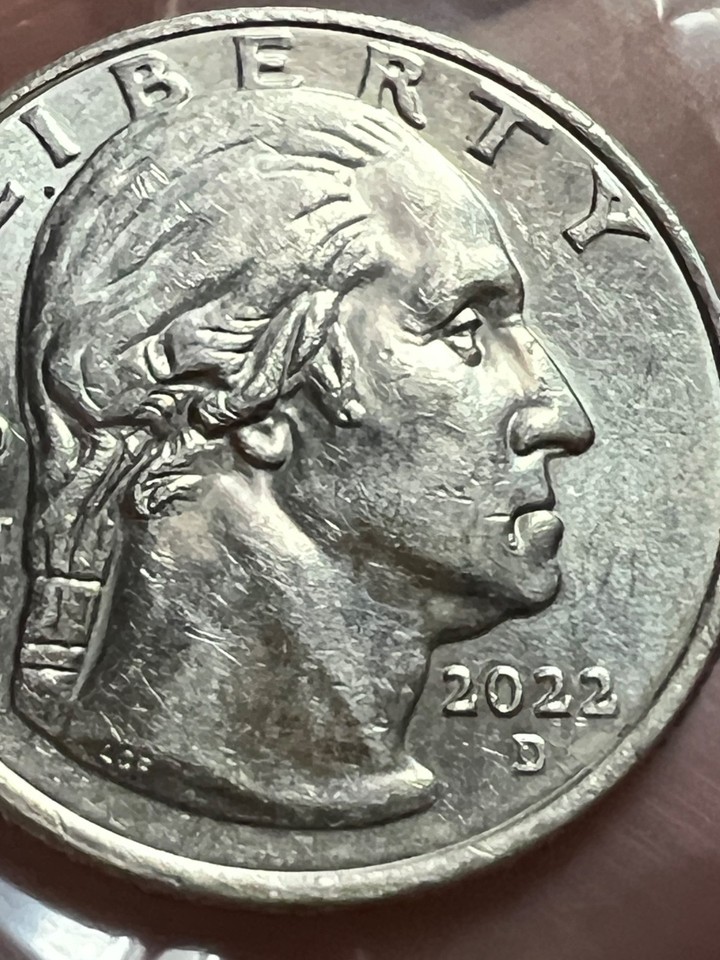 2022 D Quarter Error Coin Drooling George Maya Angelou | eBay