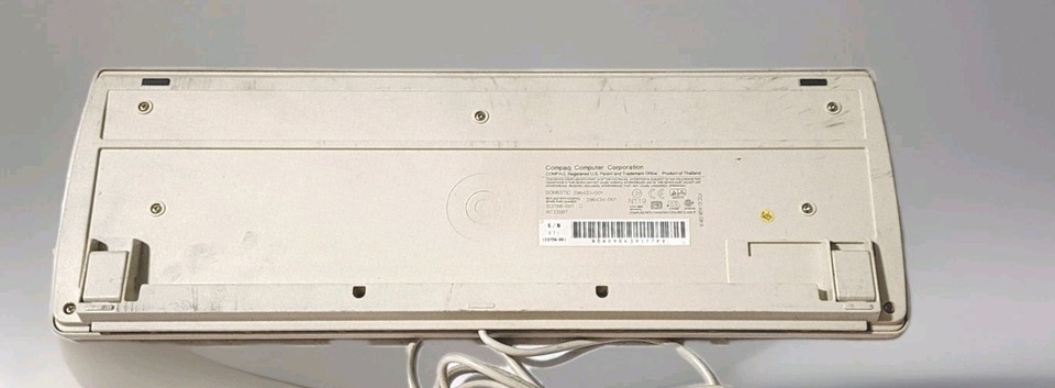 Vintage Compaq keyboard 123758-001 used TESTED WORKING 💫 Rare H.T.F ...