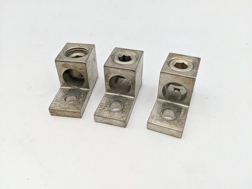 Lot of 3 ILSCO TA-250-S 230-MCM-S AL9CU Single Barrel Aluminum ...