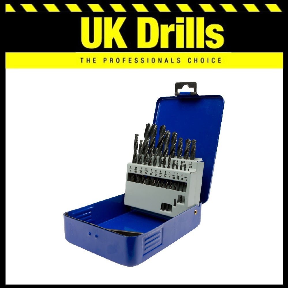 HSS METAL DRILL BIT SETS - 19pc 21pc 25pc 29pc 41p 50pc 99pc 170piece ...