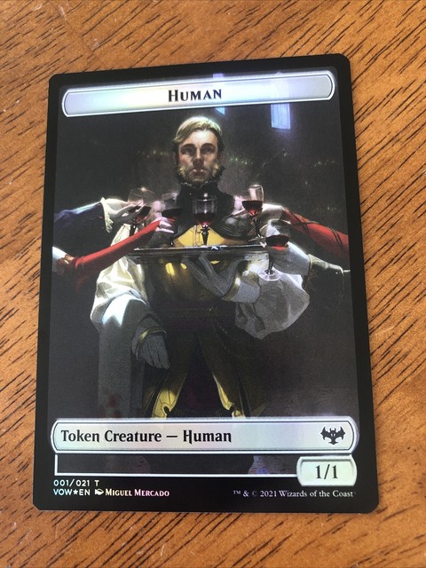 MTG Human Token // Zombie Token Innistrad: Crimson Vow 001/021 // 005 ...