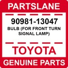 90981-13047 Toyota OEM Genuine BULB (FOR FRONT TURN SIGNAL LAMP) | eBay