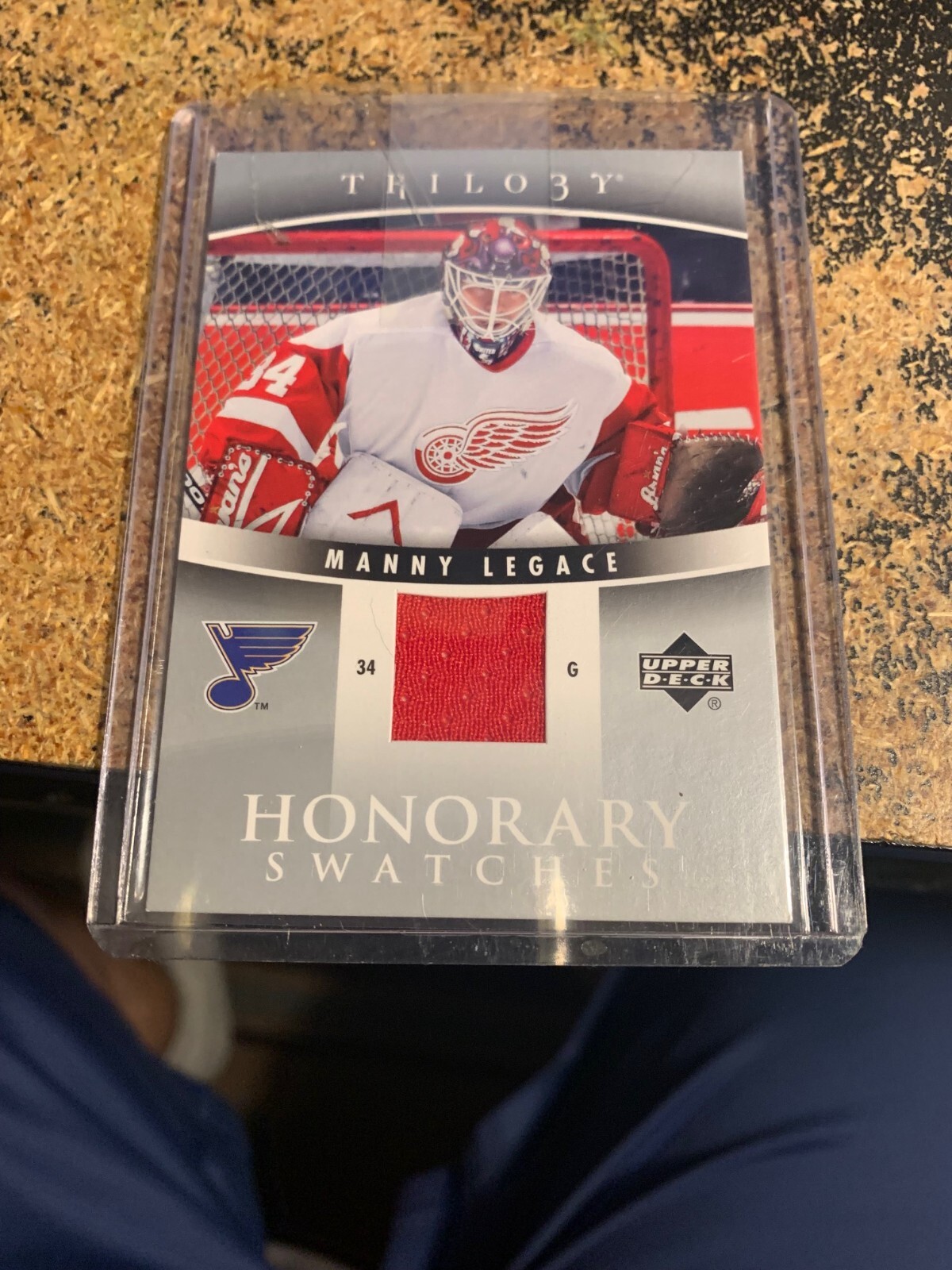 2006-07 UD TRILOGY MANNY LEGACE HONORARY SWATCHES ~ #HS-LE | eBay