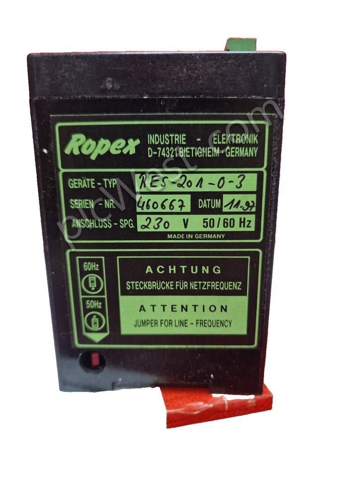 ROPEX RES-201 RES-201-0-3 230V RESISTRON | eBay