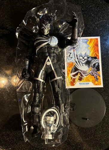 DC Multiverse McFarlane Deathstorm 7 Inch Action Figure Loose Blackest ...