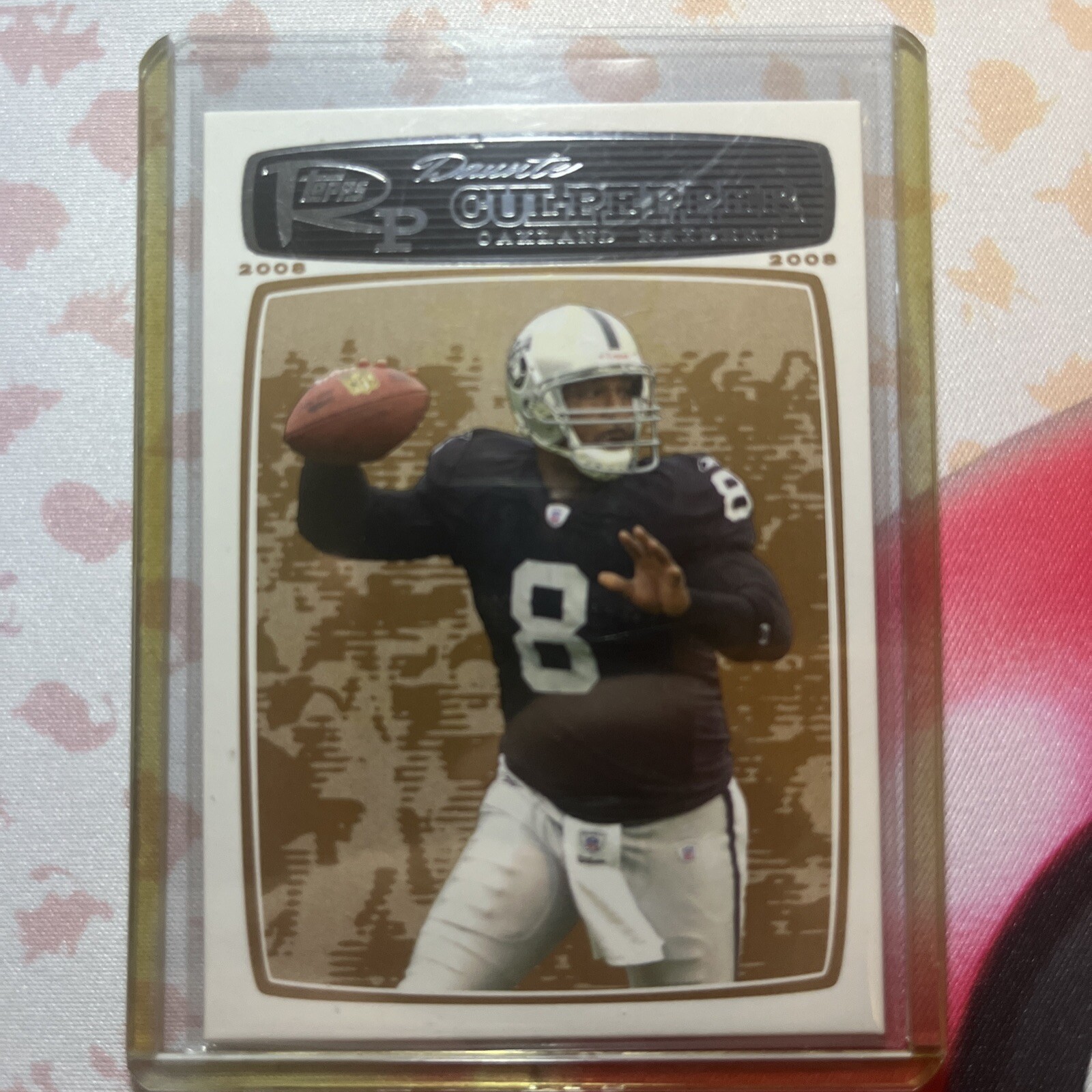 2008 Topps Rookie Progression Silver Football Card #11 Daunte Culpepper ...