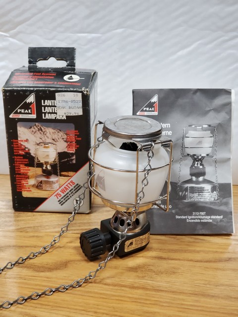 Coleman Peak 1 Butane/propane Single Mantle Micro Lantern Backpack ...