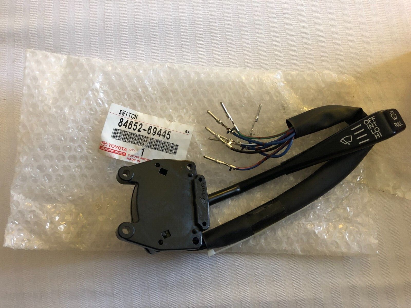 8465269445 Genuine Toyota SWITCH ASSY, WINDSHIELD WIPER 84652-69445 | eBay