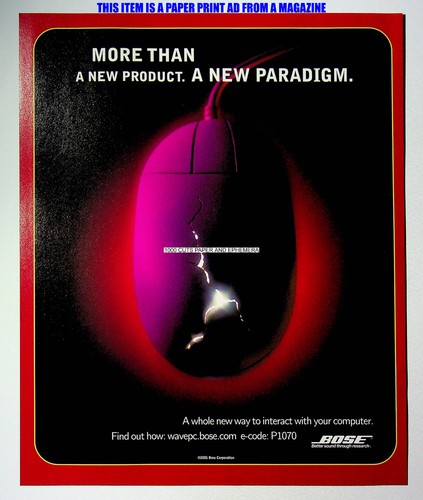 Bose Wave PC Computer Speaker 2001 Trade Print Magazine Ad Poster ...