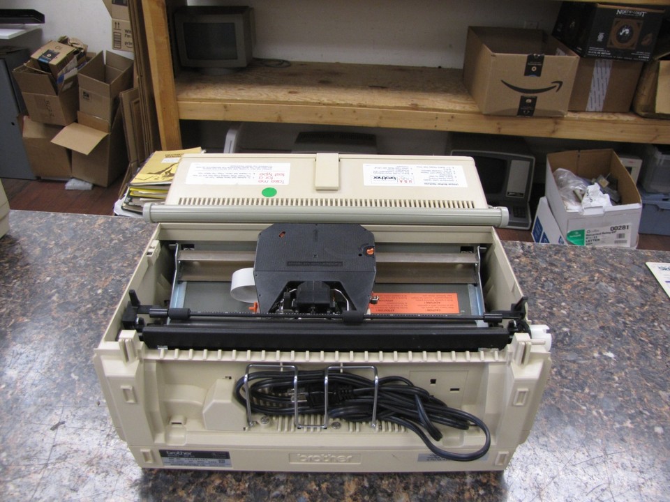 Brother Word Processor WP-55 Desktop Word Processor Typewriter Keyboard ...