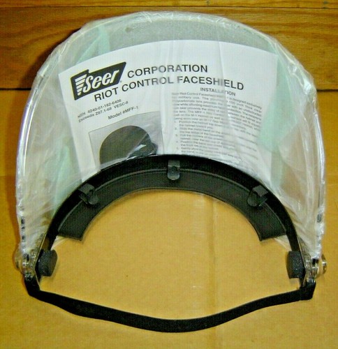 New Seer Riot Control Face Shield MFF-1 for PASGT NATO M-1 Rothco ...