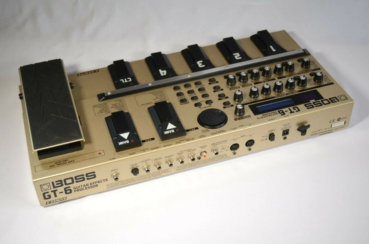BOSS GT-6 GUTAR EFFECTS PROCESSOR-