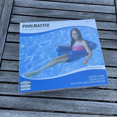 Pottery Barn Poolmaster Blue Water Pool Lake Chair Outdoors Summer ...