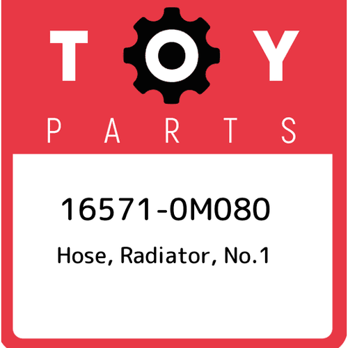16571-0M080 Toyota Hose, radiator, no.1 165710M080, New Genuine OEM ...