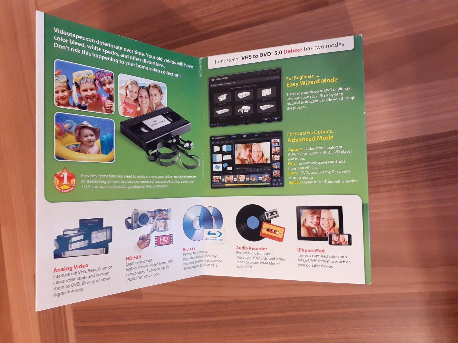 Honestech VHS To DVD 5.0 Deluxe -Powerful & Effortless Video Conversion ...