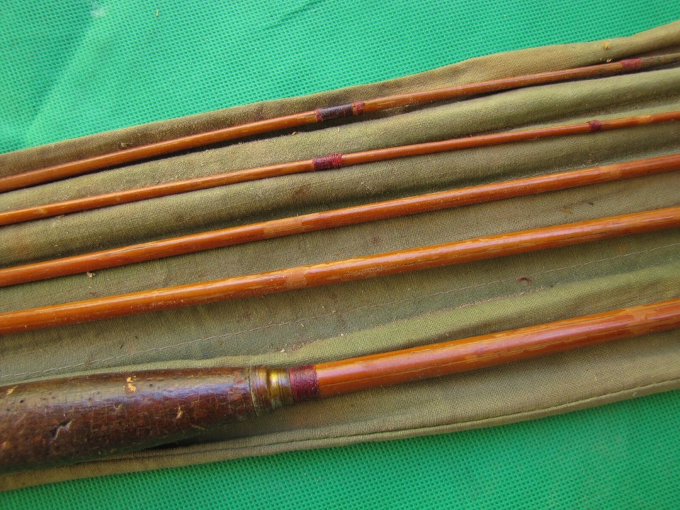 Vintage 5 Piece Fly Rod With 2 Tips 6' 6"- 7' | eBay