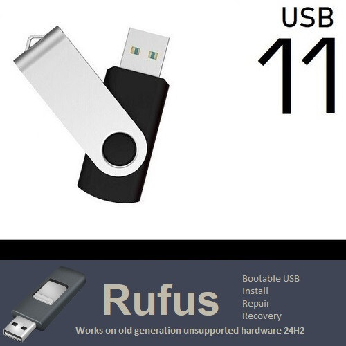Rufus USB for Windows 11 - OS INSTALL REPAIR RECOVERY - NON·OEM NON ...
