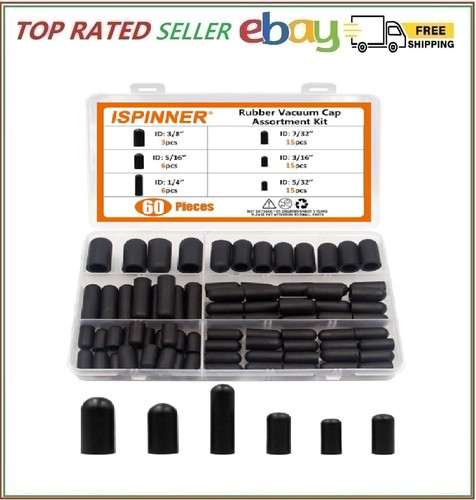 (100 PCS) CARBURETOR & VACUUM RUBBER CAP PLUG ASSORTMENT KIT INTAKE ...