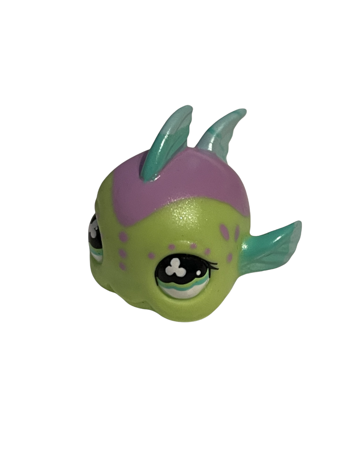 Littlest Pet Shop #514 Green Purple Fish Pet Pairs Authentic LPS | eBay