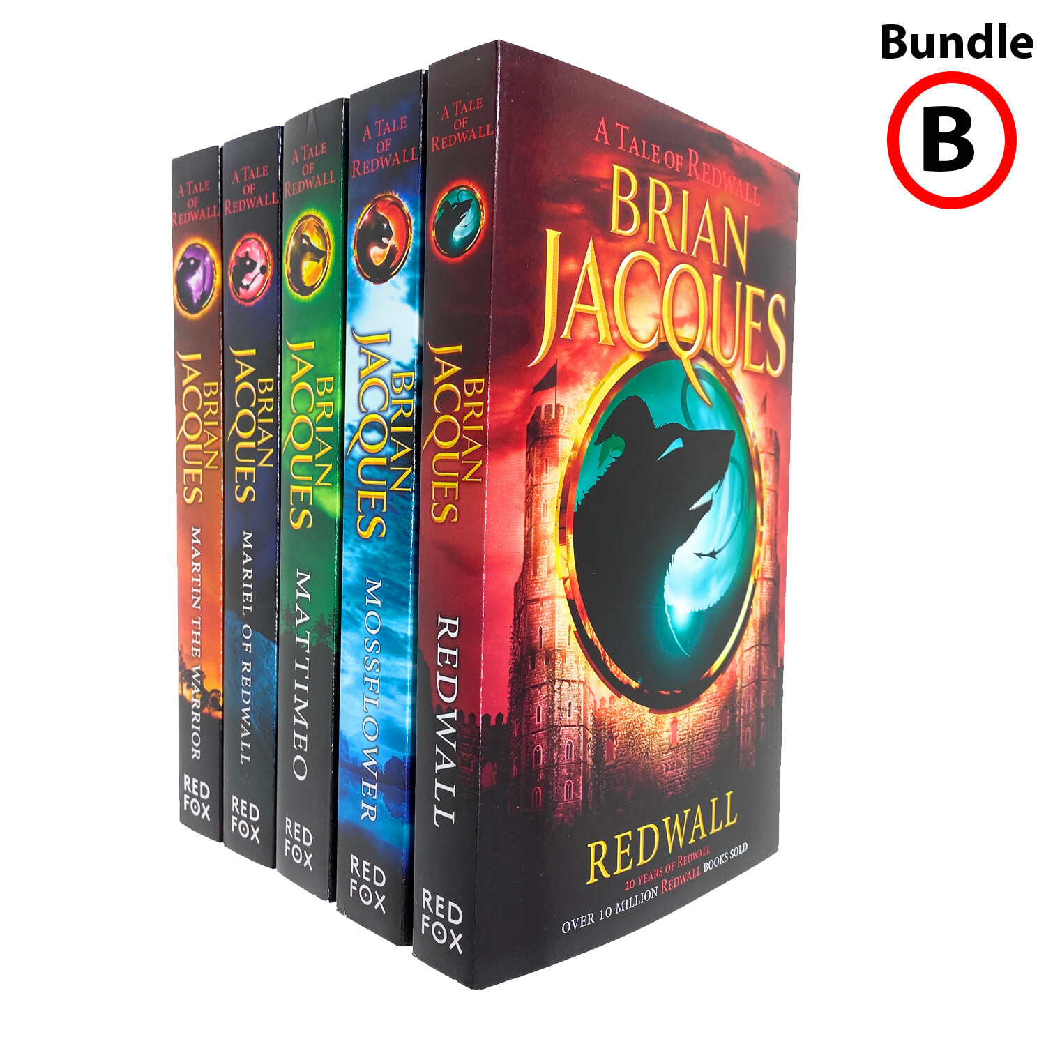 Redwall Series Books 1 - 6 Collection Set by Brian Jacques Mattimeo ...