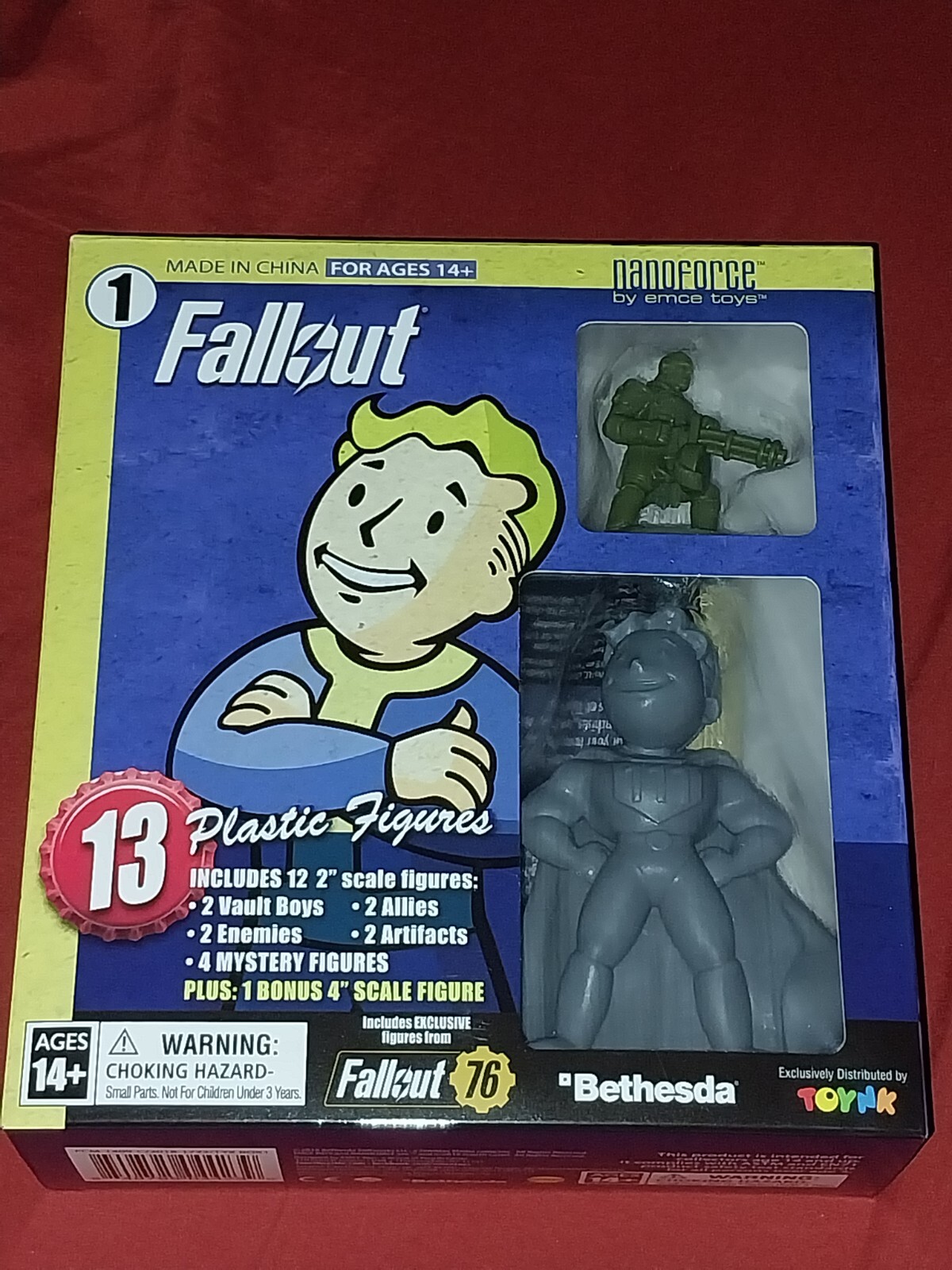 Fallout 76 Series 1 Army Builder 13 Plastic Figures Nanoforce Emce Toys ...